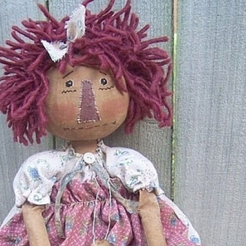RP342E Raggedy Ole Doll PDF Download Primitive Raggedy Ann - Etsy