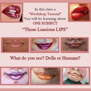Creating Those Luscious Lips for Cloth Dolls PDF Tutorial - PDF ...