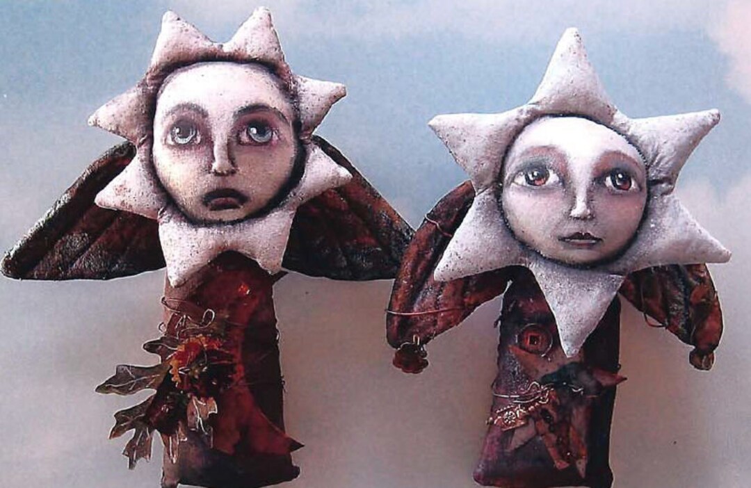 Se780 Celestial Cousins Fabric Art Doll Pattern Sewing Cloth Doll
