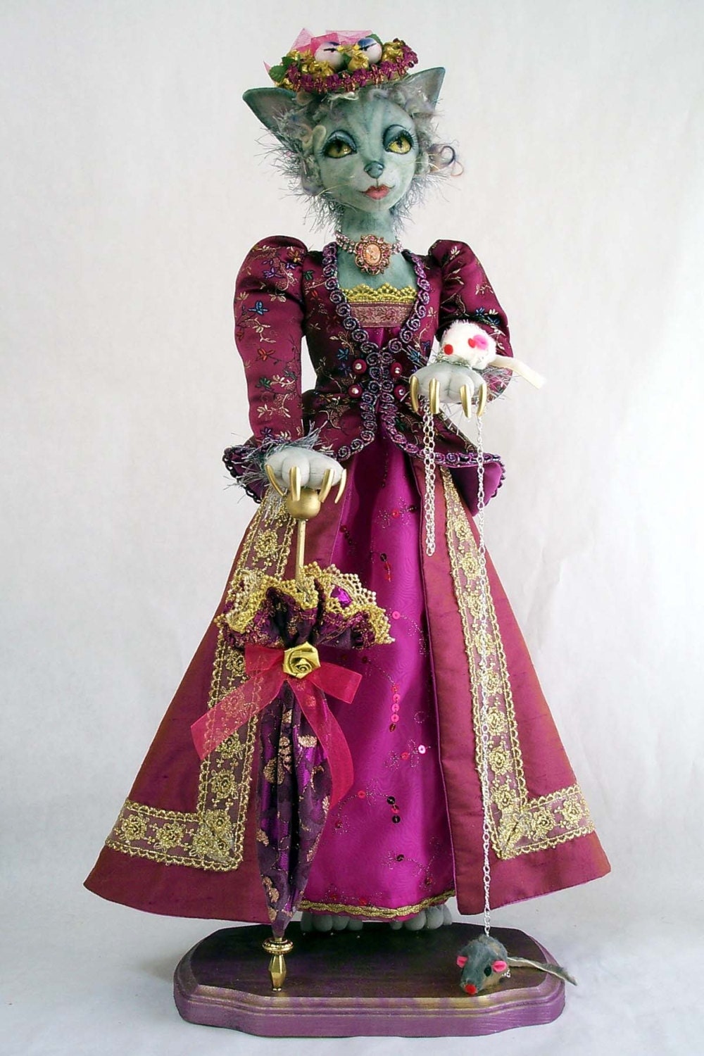 SI405E - Madame Le Chat PDF Cloth Doll Making Animal Sewing Pattern ...