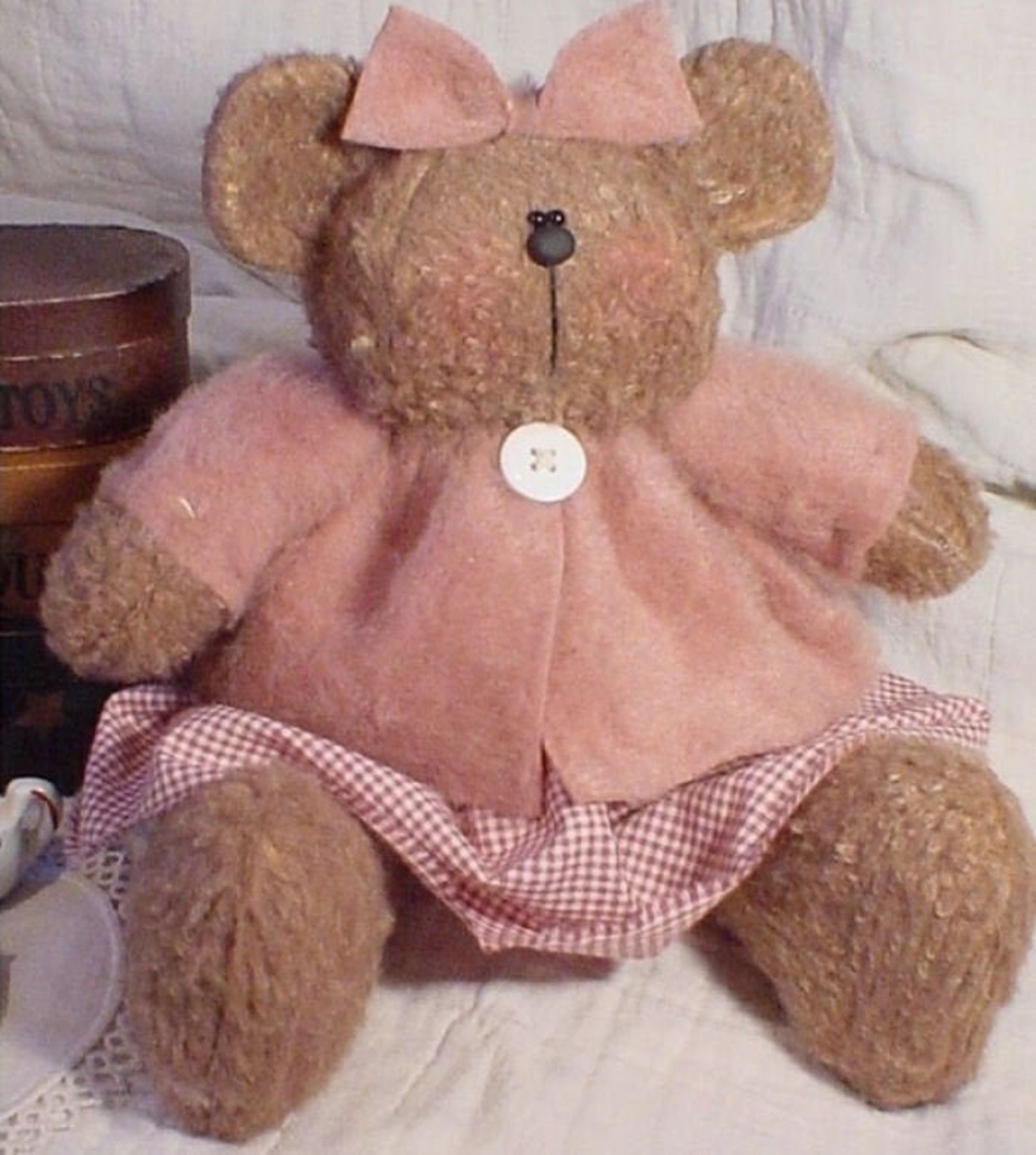 Baby Bonnie Bear 11 Sitting Bear PDF Download Primitive - Etsy