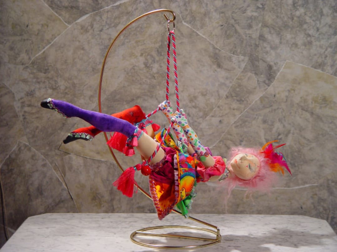 BS322E - Lucinda on Her Trapeze – 20" Victorian Carnival Series Cloth ...