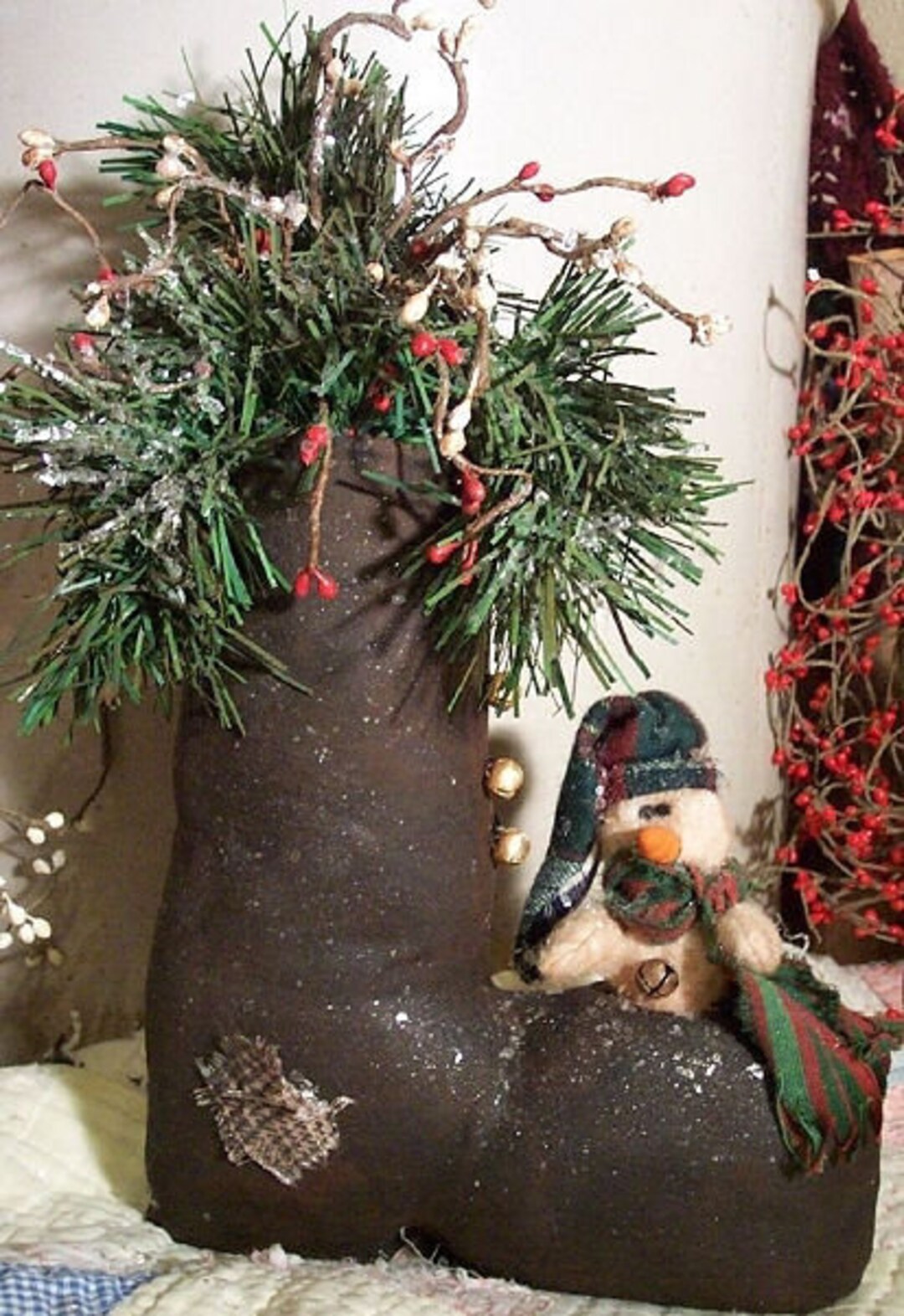 RP192E - Santa Boot and Snowman, Sewing Pattern by Michelle Allen of ...