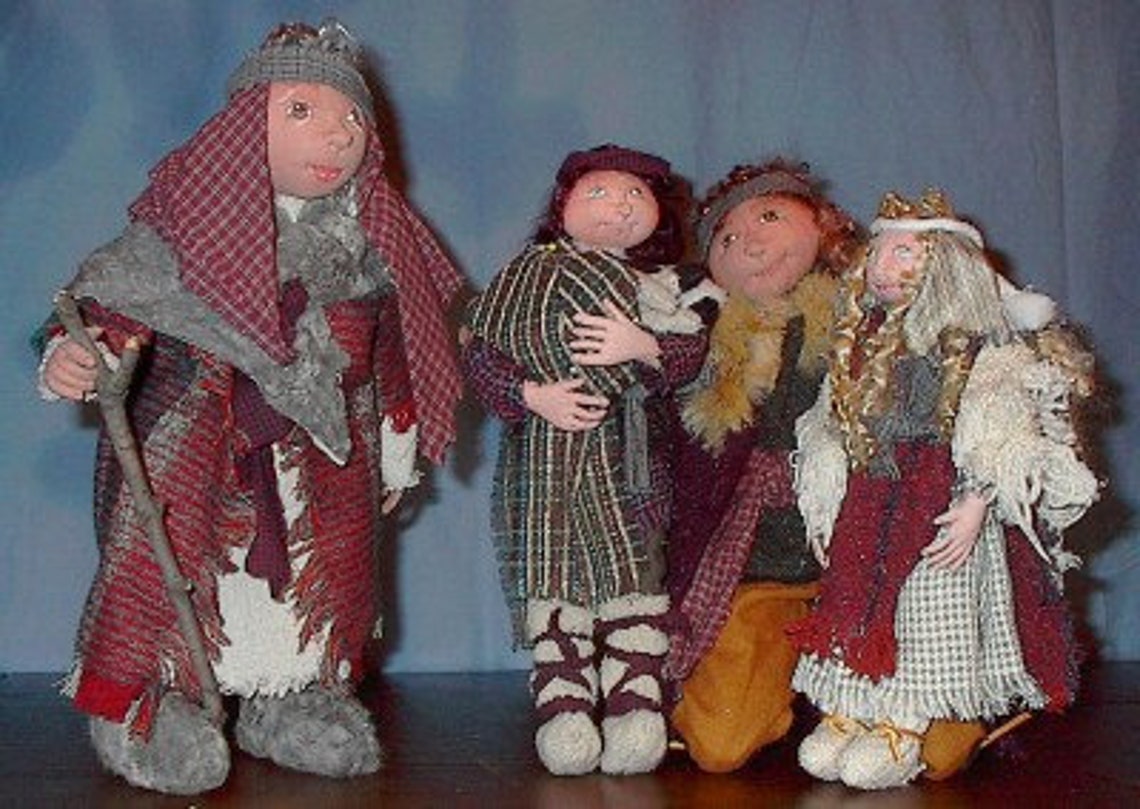 The Shepherds Cloth Doll Sewing Patterns for Grandmother - Etsy
