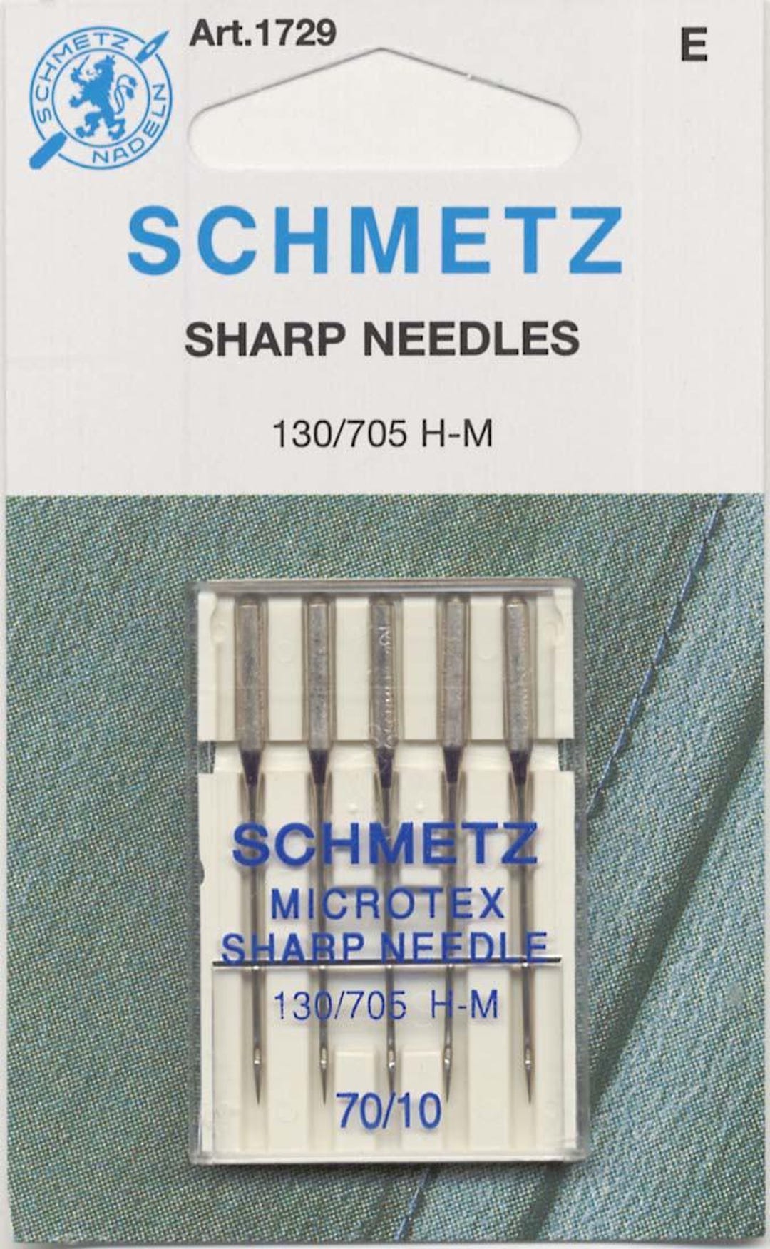 Schmetz Microtex - Sharp Machine Needles Size 70/10 - 5 Pack (sewing ...