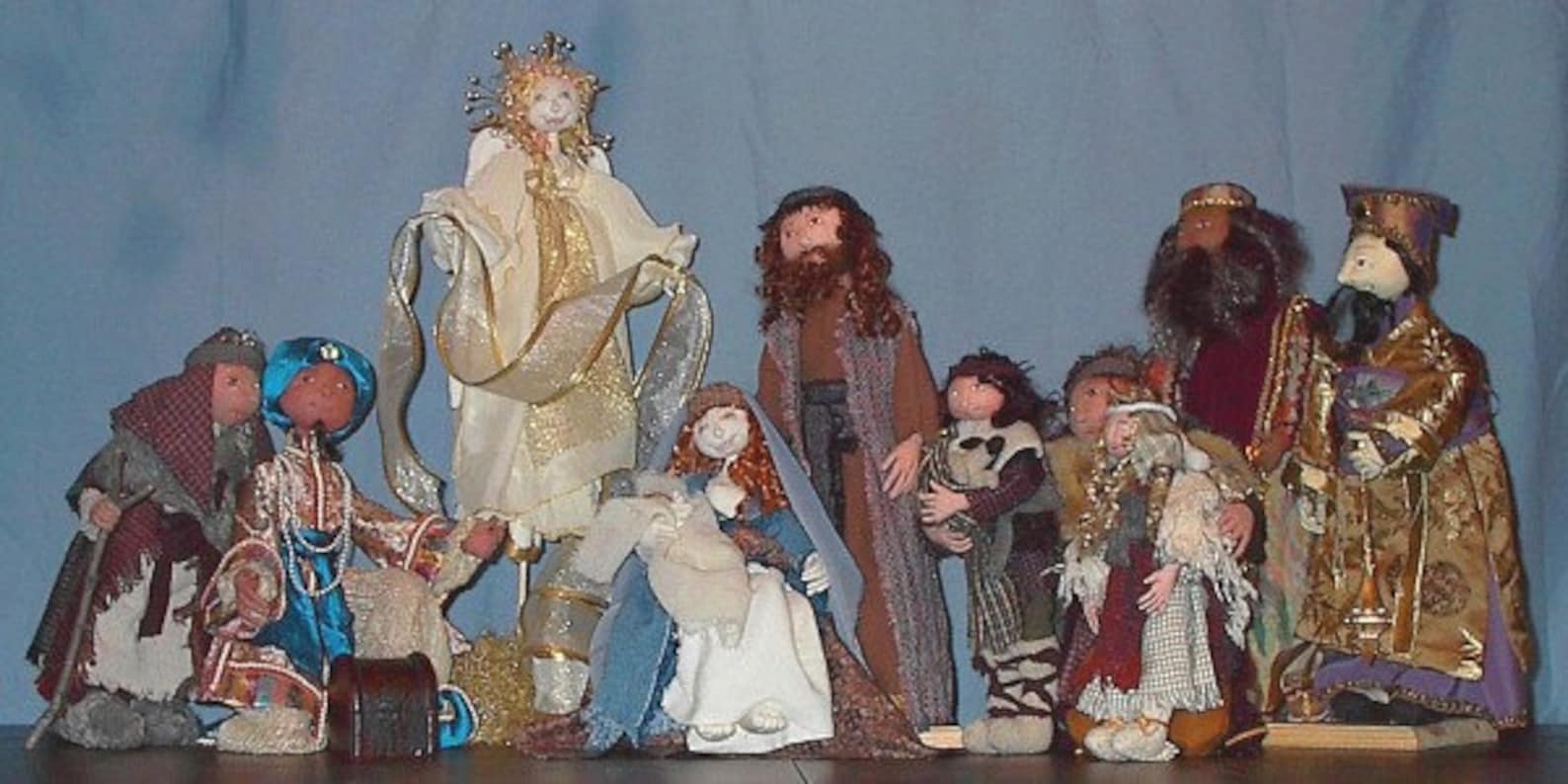 Complete Nativity Set Cloth Doll Sewing Patterns for the - Etsy