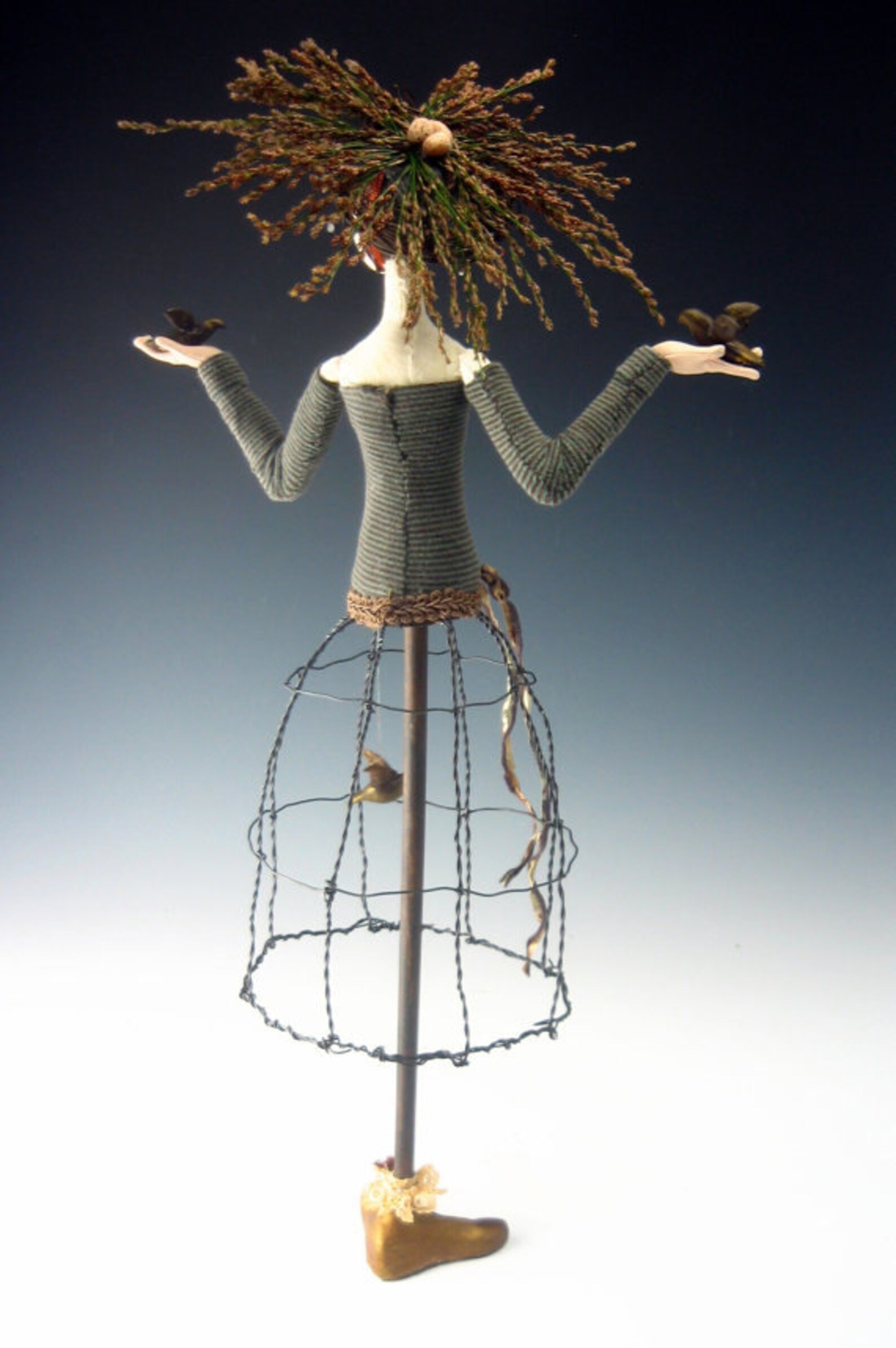The Gatherer Cloth Doll Pattern/class by Cindee Moyer - PDF Cloth Doll ...