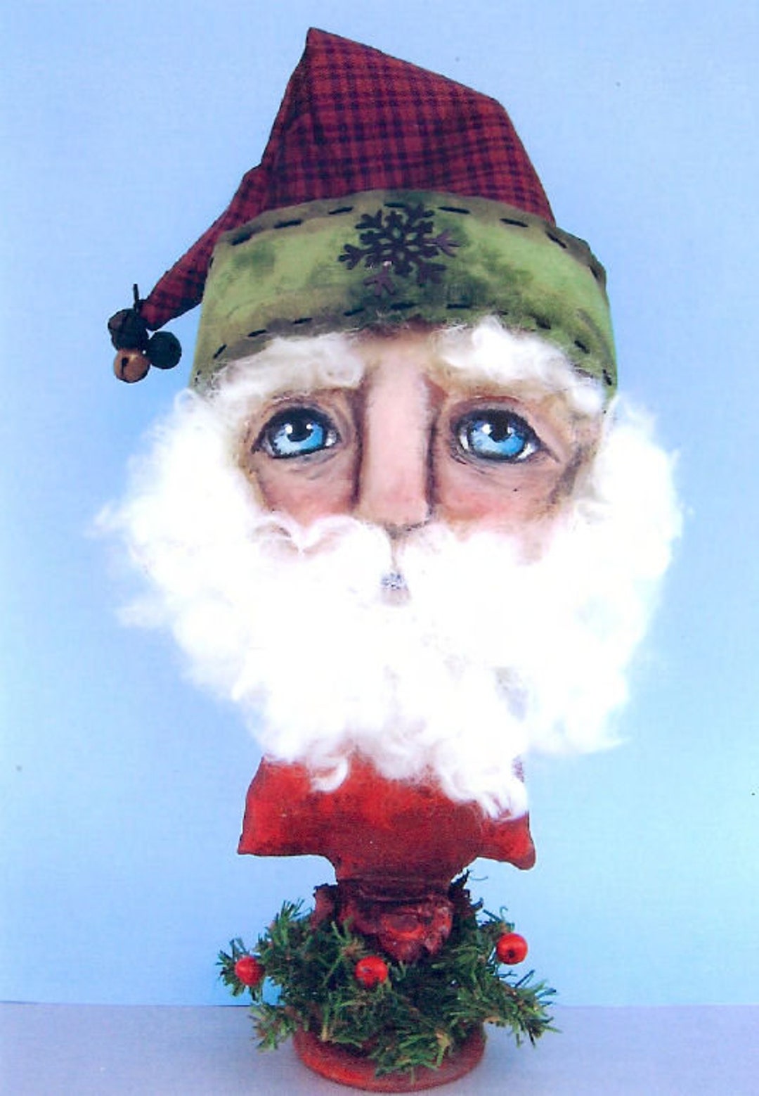 SE804 - Santa, 11" Fabric Doll Pattern, Sewing Cloth Doll Pattern - PDF ...