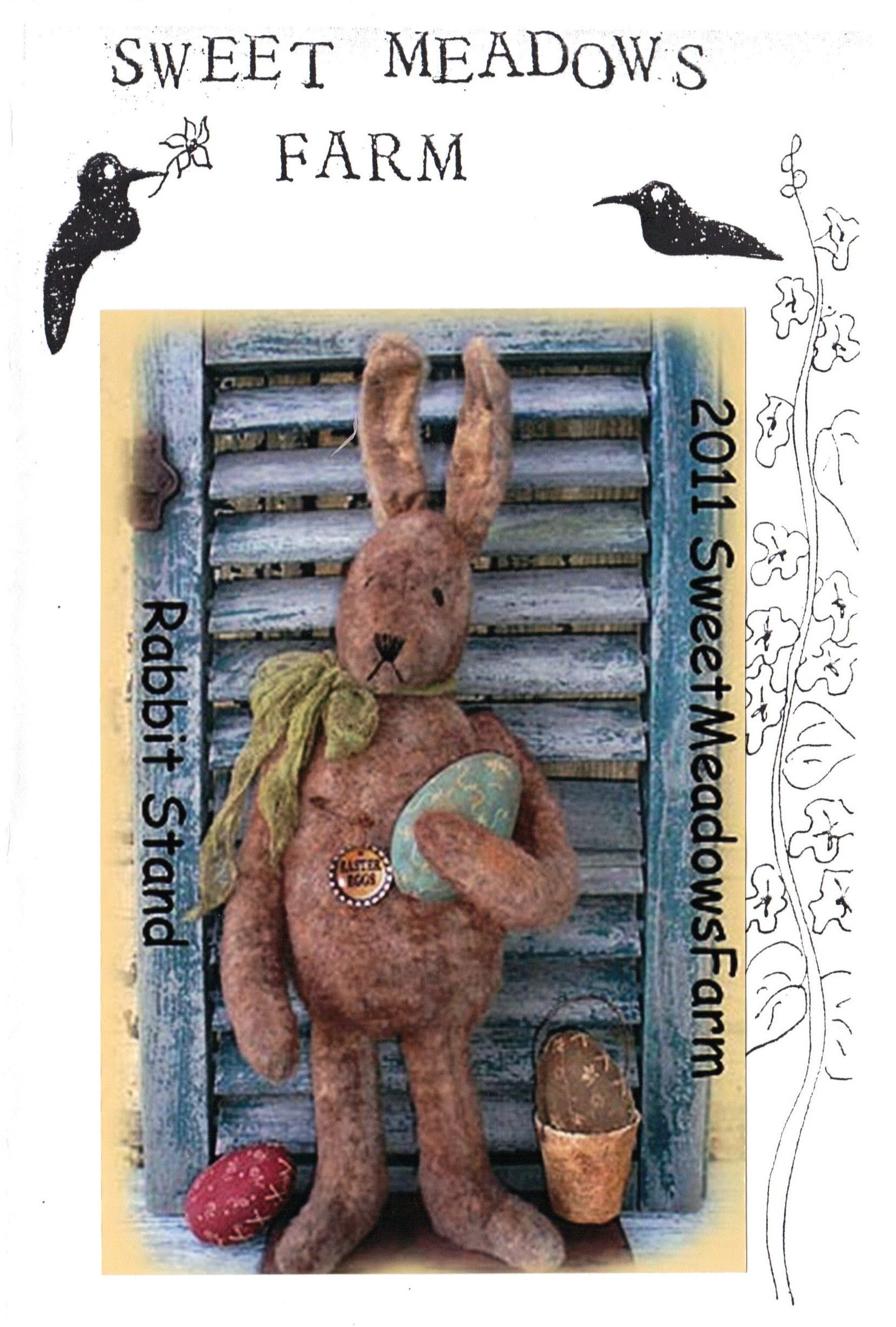 Rabbit Stand 20 Rabbit Bunny Cloth Doll Making Pattern - Etsy