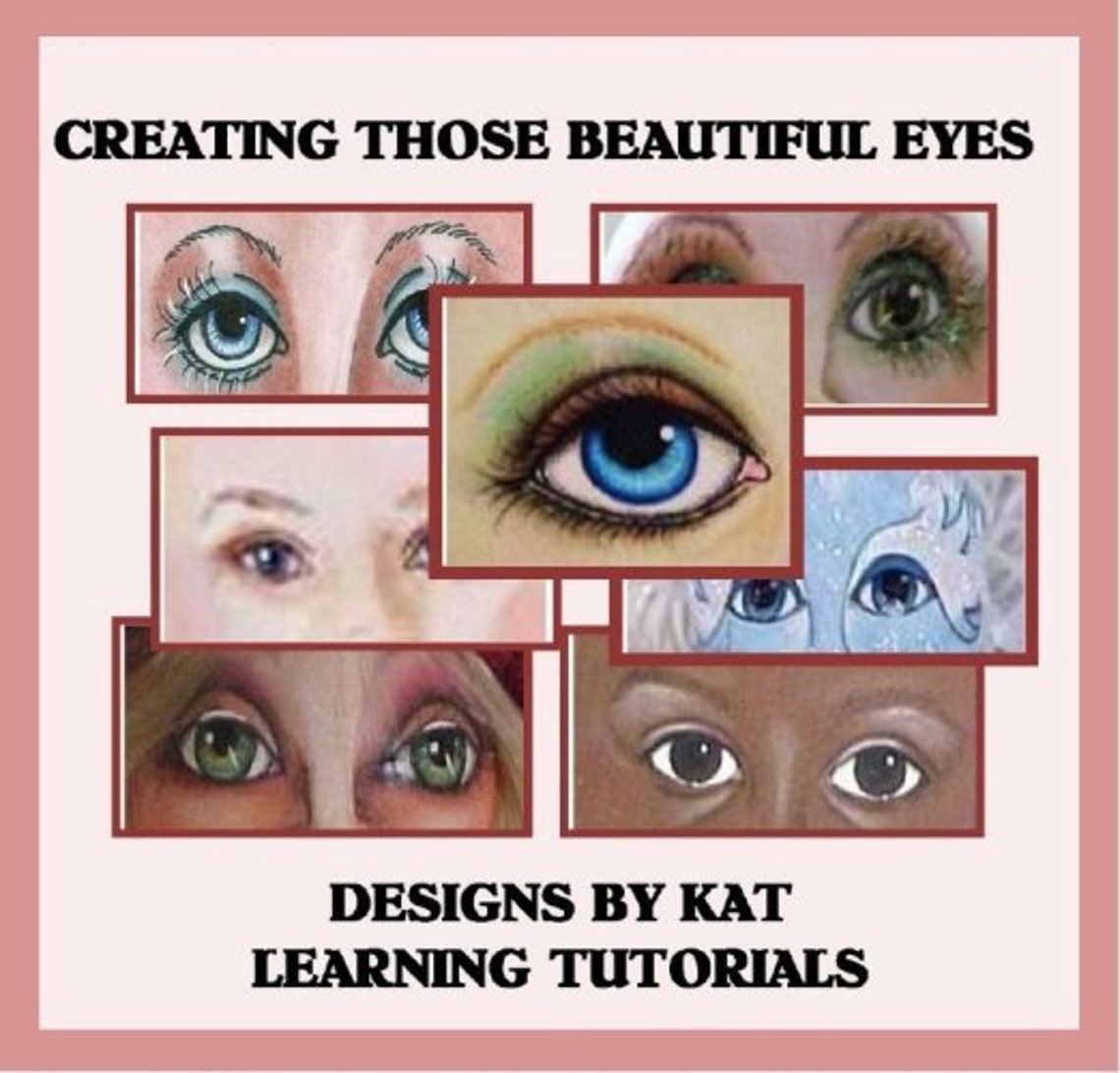 Those Beautiful Doll Eyes Tutorial by Kat Lees PDF Download - Etsy