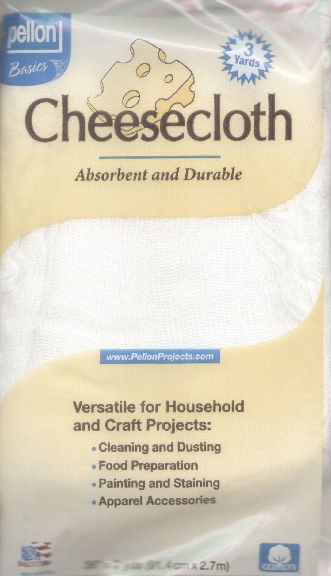 Cheese Cloth - 100% Food-grade Bleached Cotton, 36in X 3yds or 6yds ...