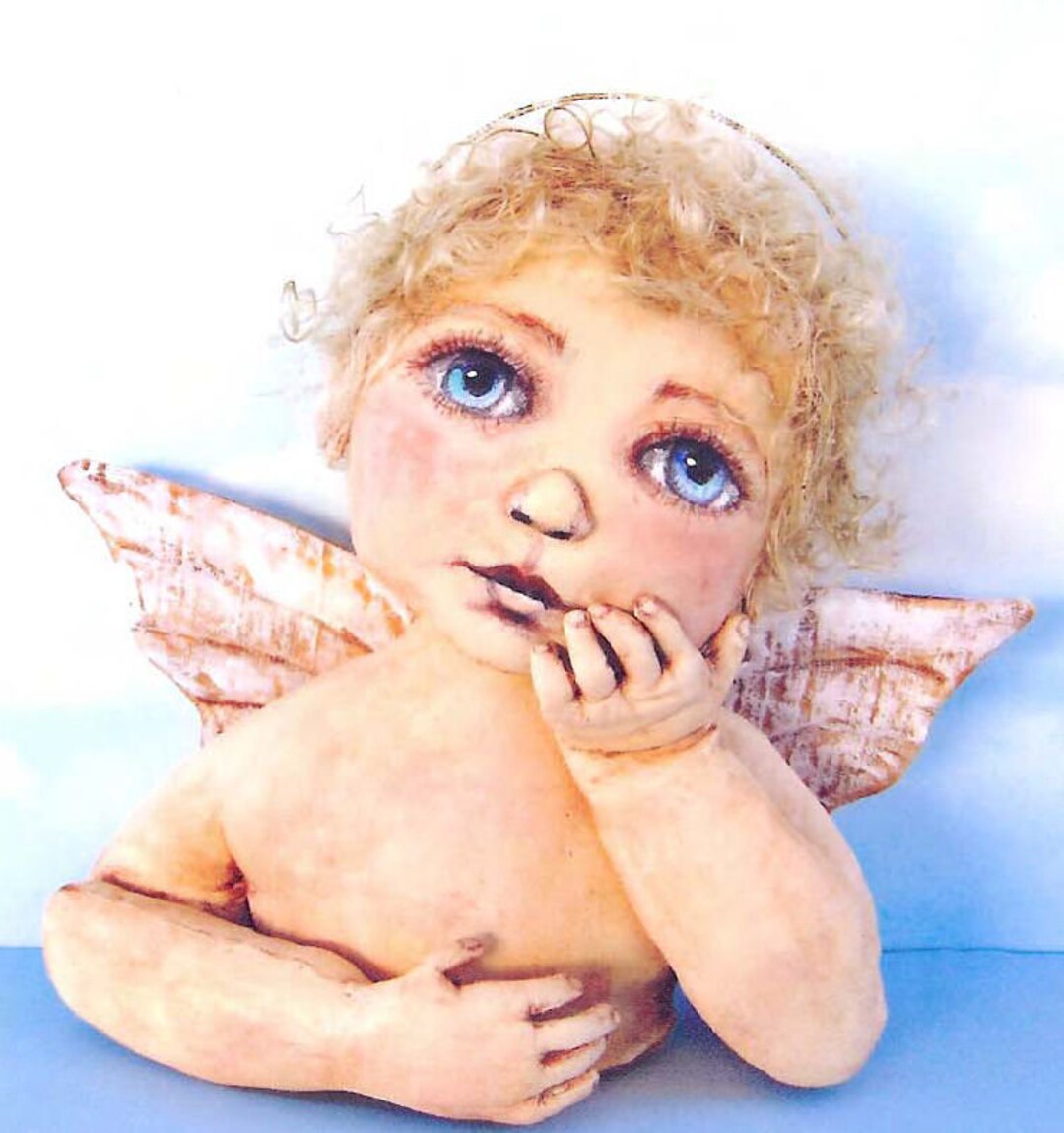 SE420 - Day Dreams, Painted Fabric Angel Doll Pattern, Sewing Cloth ...