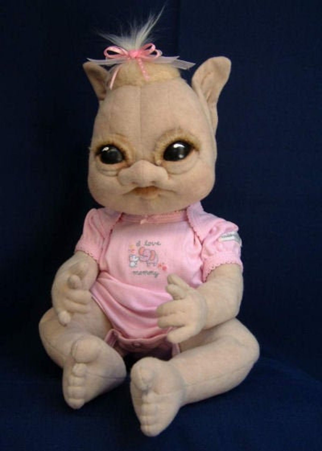 SH924E - Baby Jada, 11" Baby Troll Cloth Doll Making Sewing Pattern ...