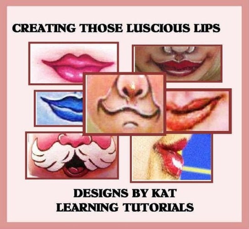 Creating Those Luscious Lips for Cloth Dolls PDF Tutorial - PDF ...