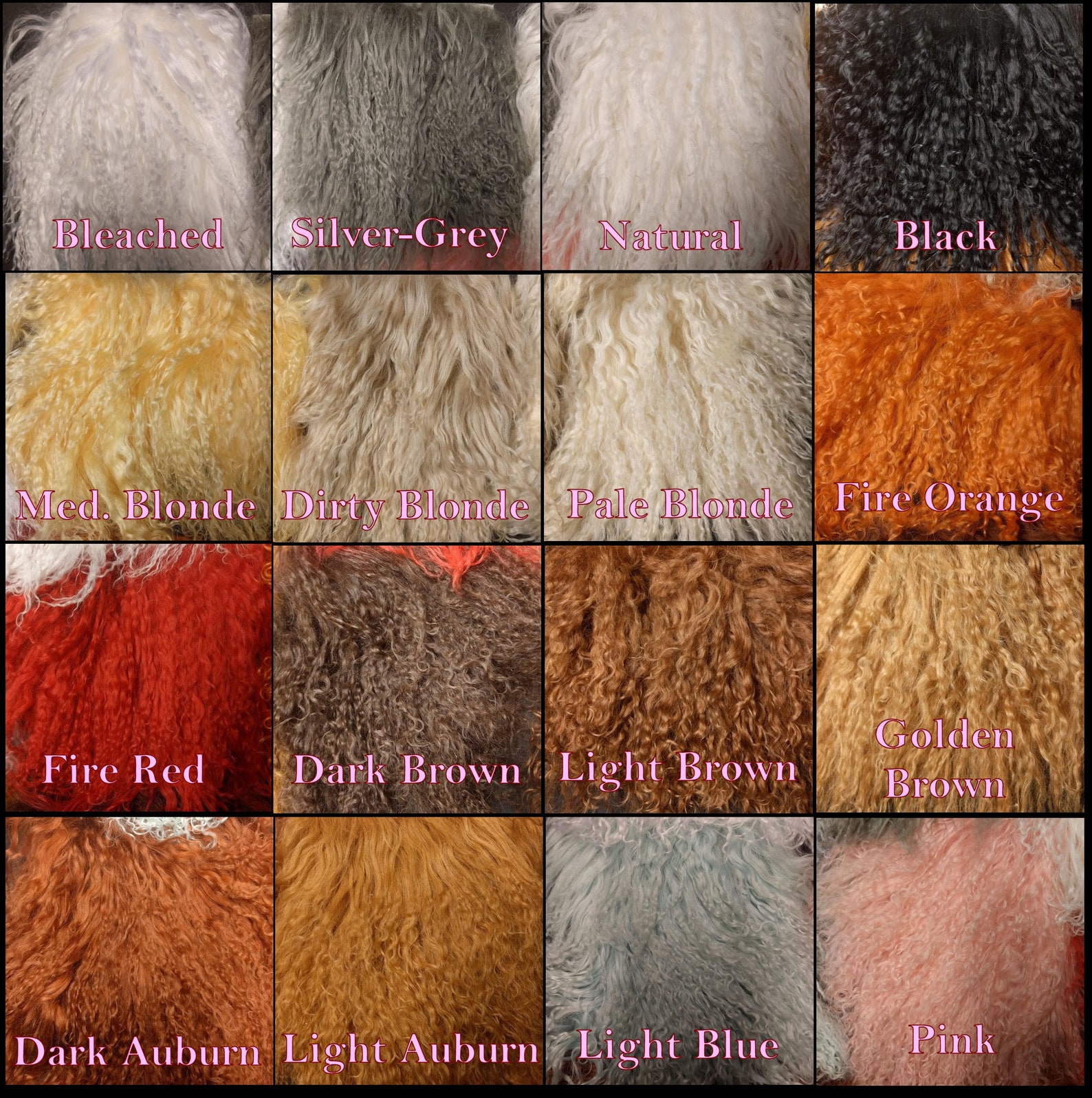 Tibetan Lamb Beautiful Fur for Doll Hair/wig on BJD and Art Dolls ...