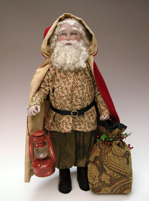 DH112E - Old World Santa Doll Sewing Pattern – PDF Download Doll Making ...
