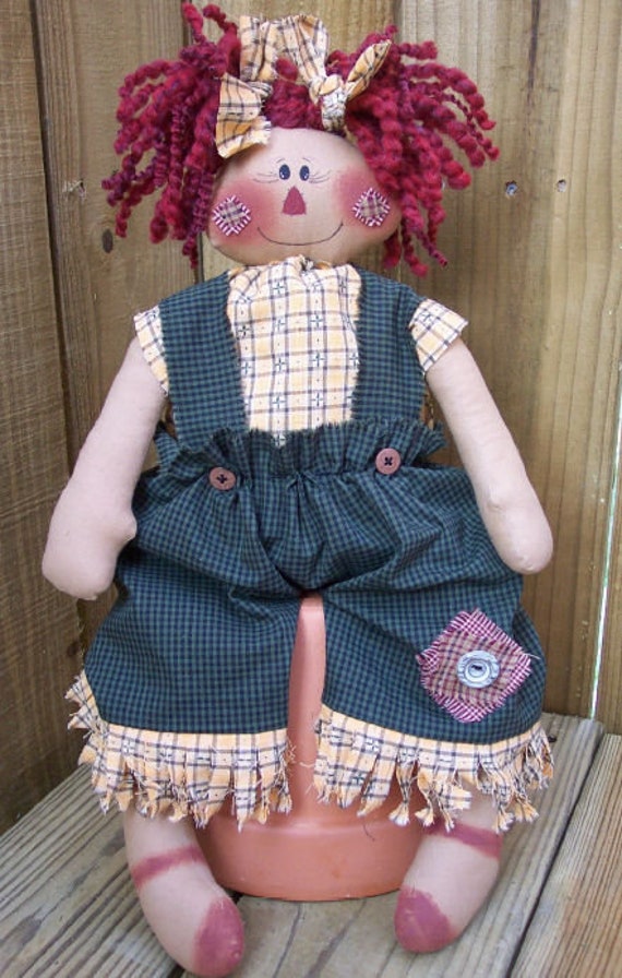 RP174E Patches Raggedy Ann Doll Sewing Pattern by Michelle | Etsy