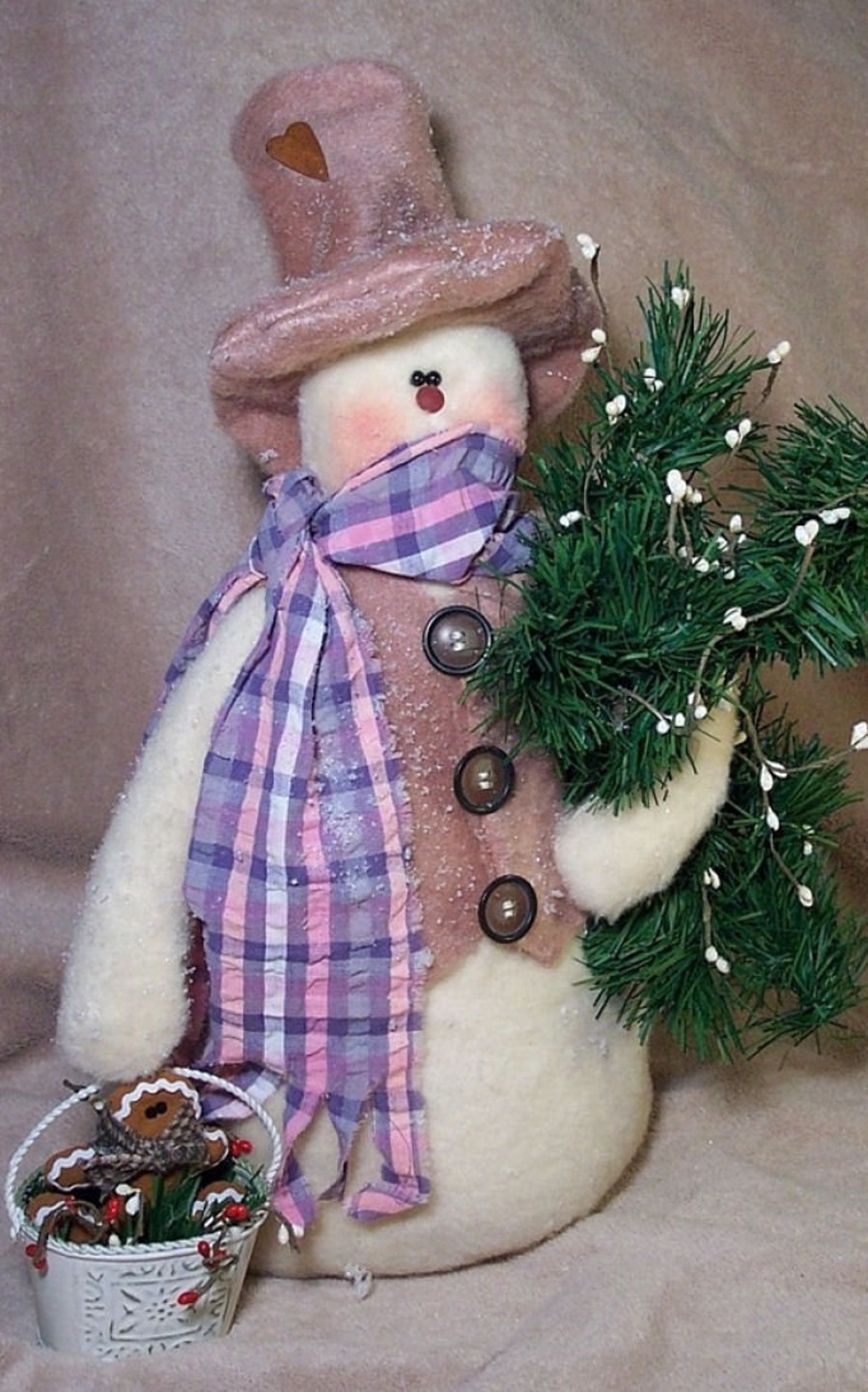 RP194E - Gathering Winter - 20” Snowman Doll Pattern by Michelle Allen ...