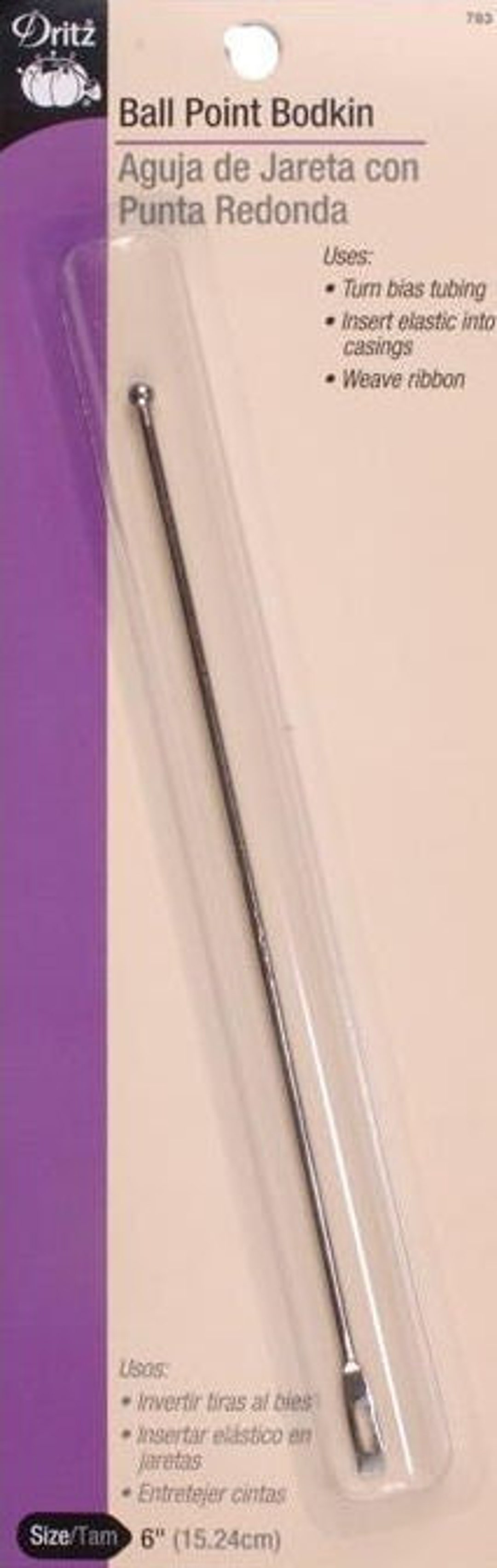 Ballpoint Bodkin 6" - Perfect Tool for Inserting Elastic Into Casings ...