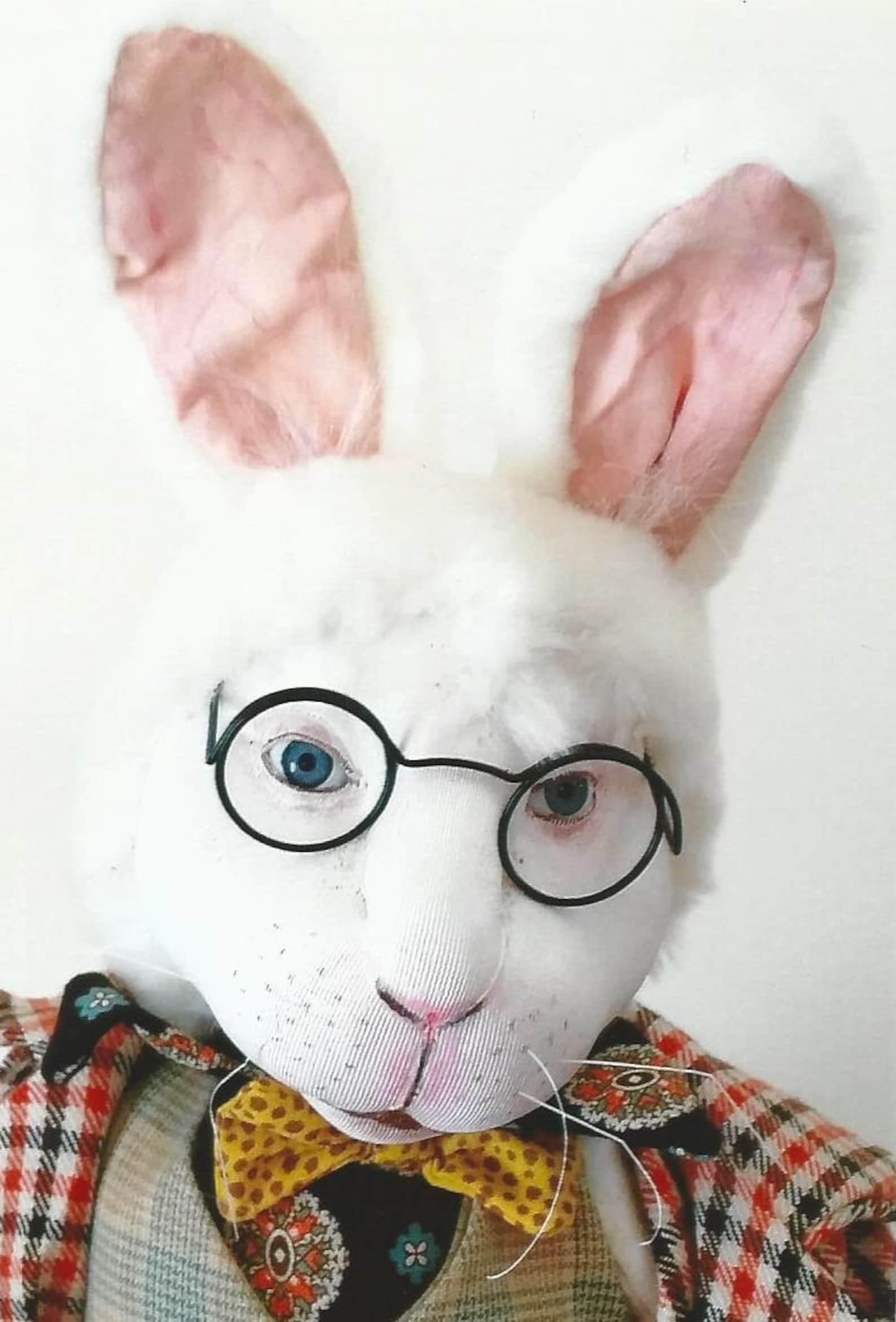 SR839E the White Rabbit Animal Storybook Cloth Doll Making - Etsy