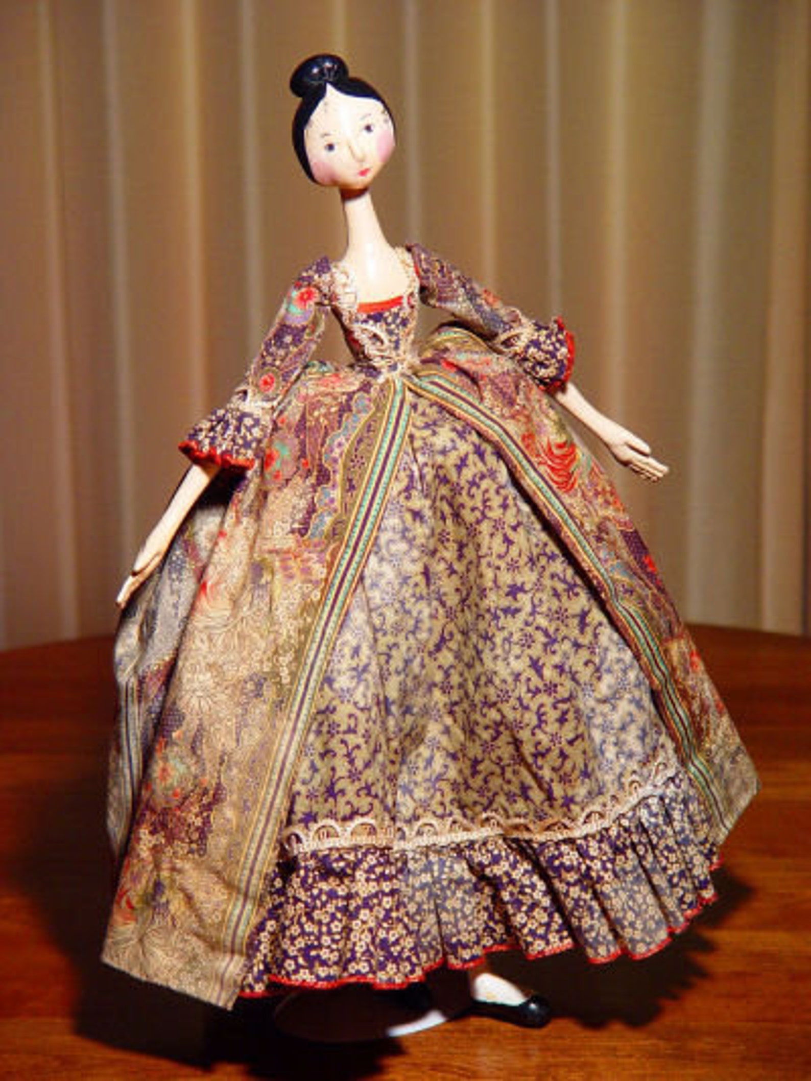 BS310E - in the Style of Queen Anne - Cloth Art Doll Pattern - PDF ...