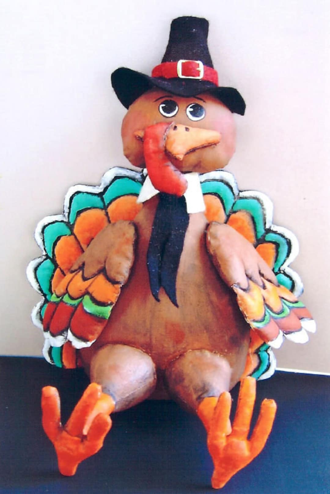 SE717 - Turkey, Thanksgiving Fabric Doll Pattern, Sewing Cloth Doll ...