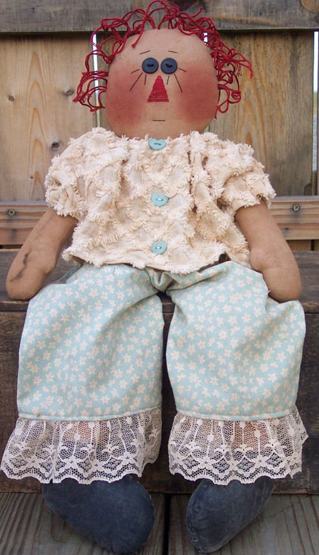 RP145E - Sugar Britches , 18" Raggedy Ann Doll Sewing Pattern by ...