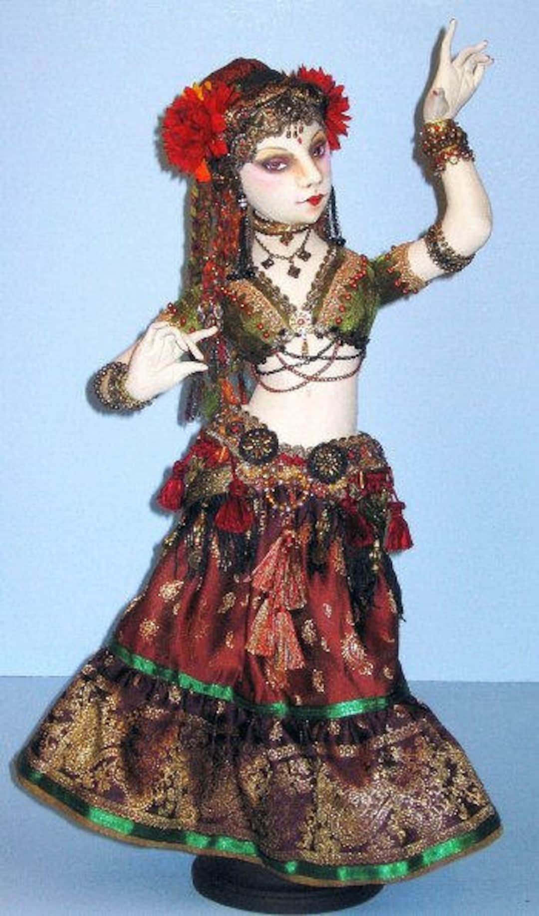 AB513E - Belly Dancer Costume Sewing Pattern - Etsy