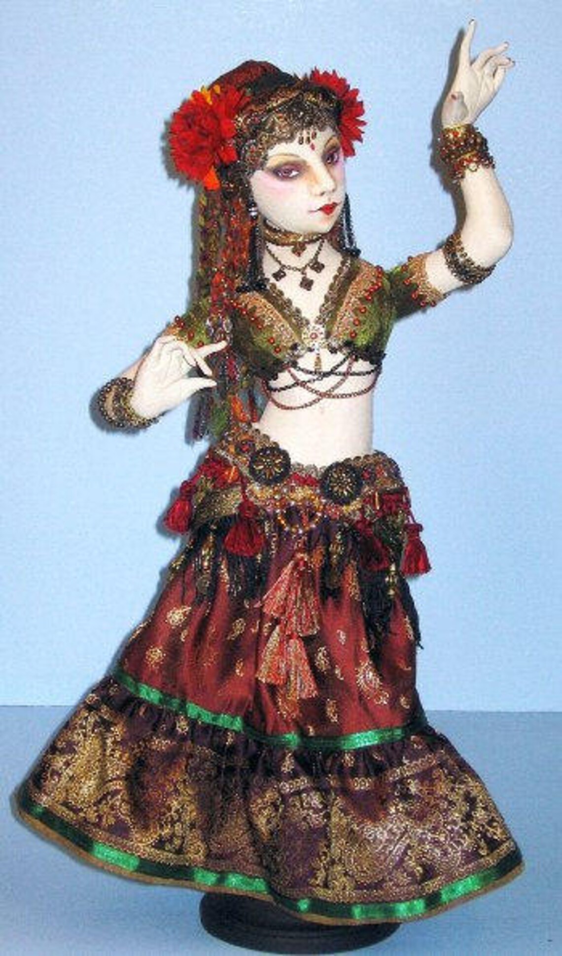 AB513E - Belly Dancer Costume Sewing Pattern - Etsy