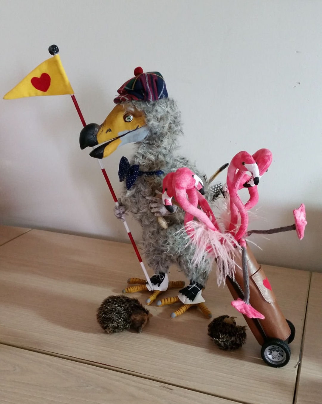SR840E - the Dodo Playing Croquet - Animal (bird) Storybook Cloth Doll ...