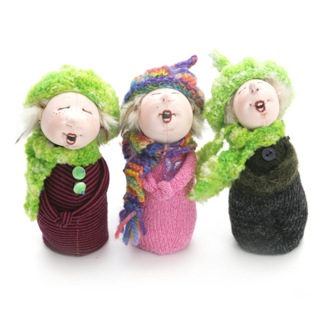 JM913E - Little Singers, 4.5" PDF Cloth Art Doll Making Sewing Pattern ...