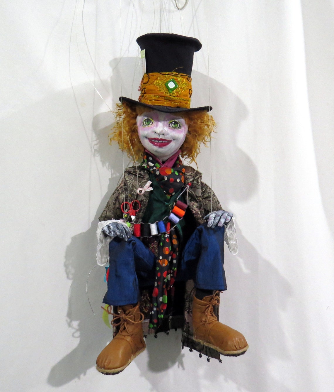 Boho a 33” Cloth Doll Marionette Puppet Tutorial and Pattern, PDF ...
