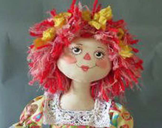 RP321E - Old Abby Ann, 24" PDF Raggedy Ann Cloth Doll Pattern by ...