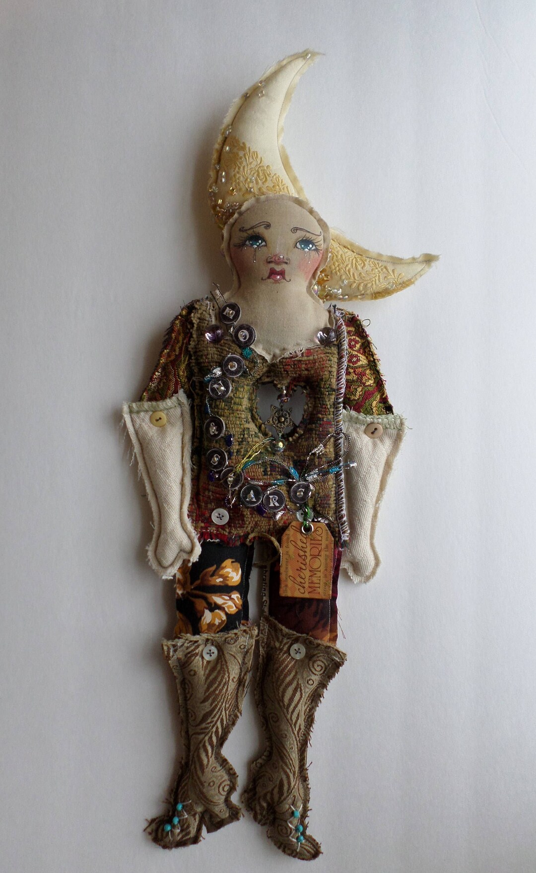 PM805E - Celestial Momma's Moon Goddess Art Queen – Art Doll Sewing ...