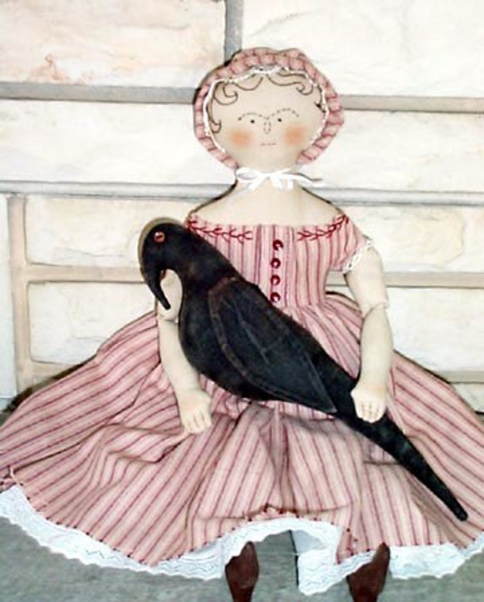 BZ304 Matilda Whipple and Crow PDF Cloth Doll Pattern | Etsy