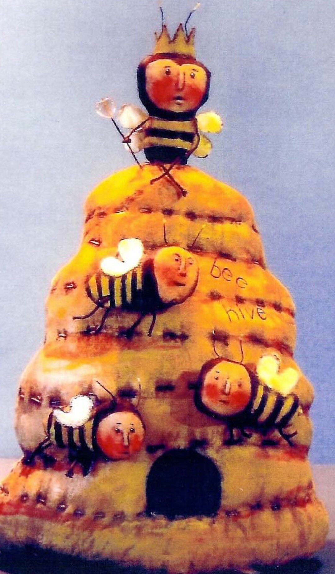 SE710 - Bee Hive Fabric Pattern, Sewing Cloth Doll Pattern - PDF ...