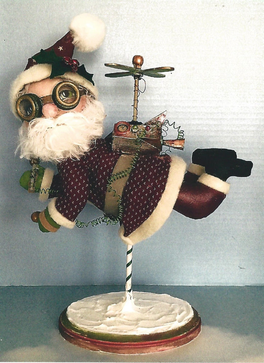 SE904E - Jet Pack Santa – Steampunk Santa Doll, Art Doll Pattern - PDF ...