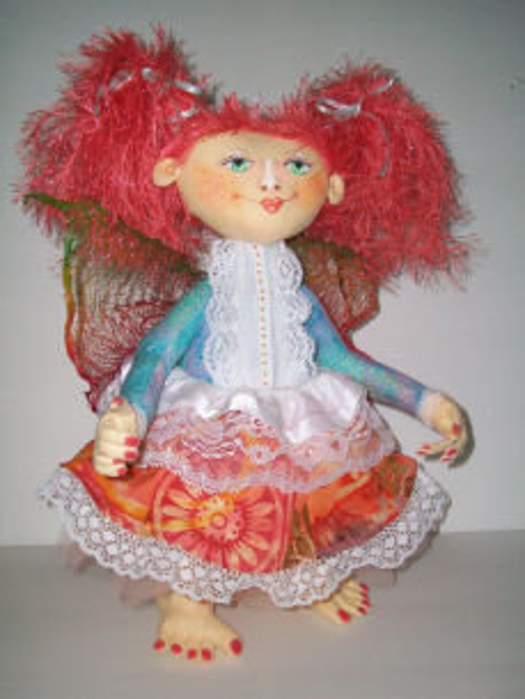 The Tooth Fairy - 15" Tall Fairy Cloth Doll Sewing Pattern by Cyndy ...