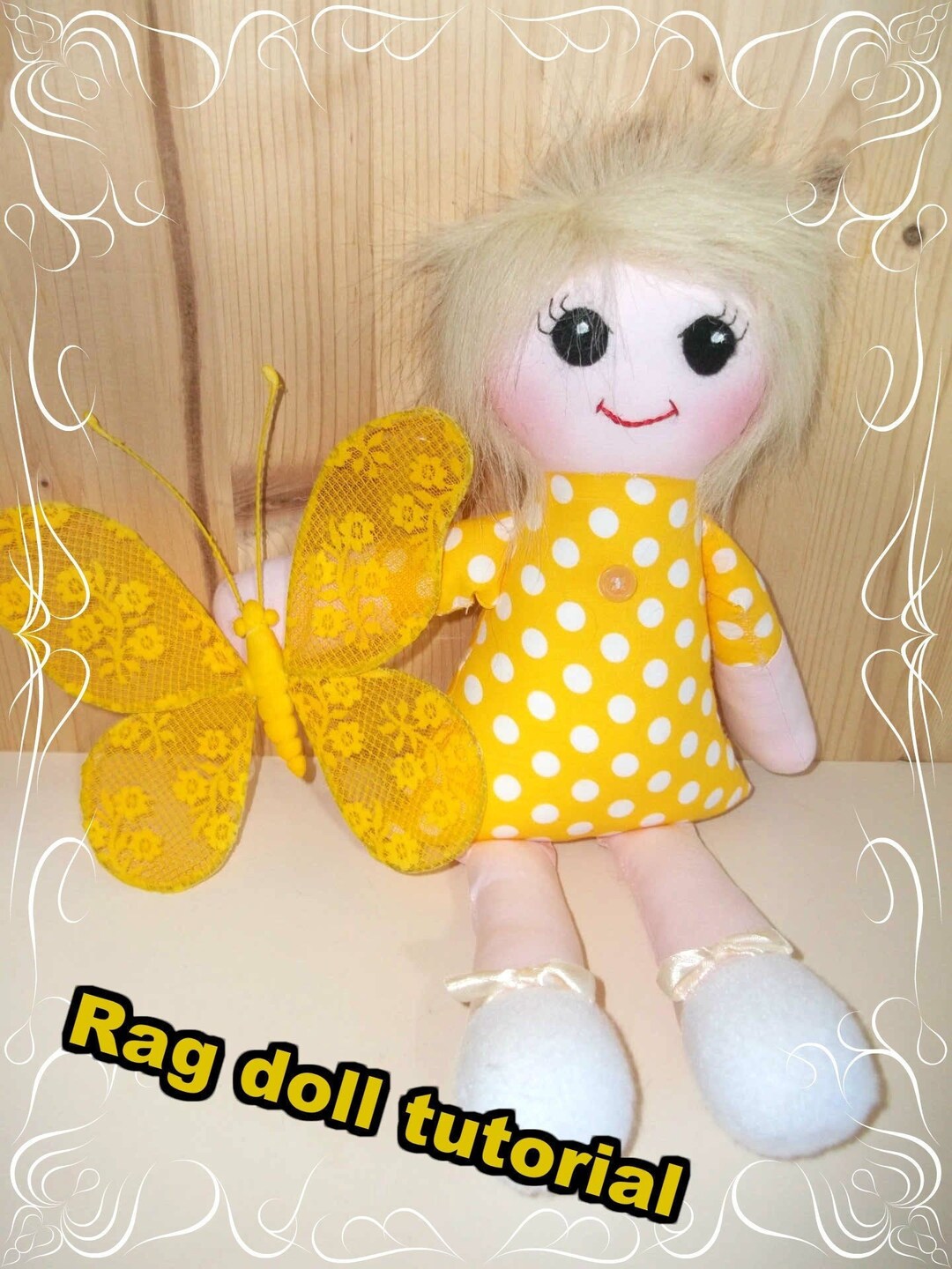 Simple Rag Doll Instant Download Sewing PDF Pattern Cloth Doll Sewing ...