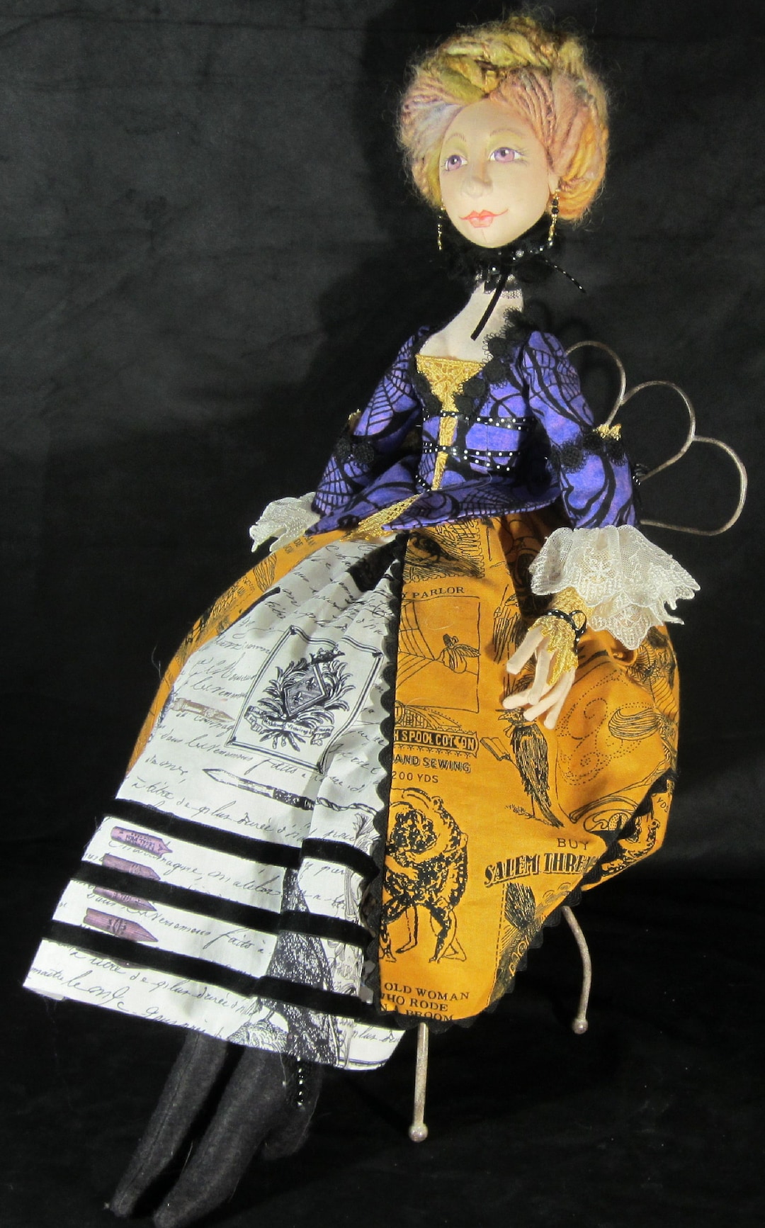 BS341E - Lady Elspeth, Witch Cloth Doll Pattern - PDF Download Sewing ...
