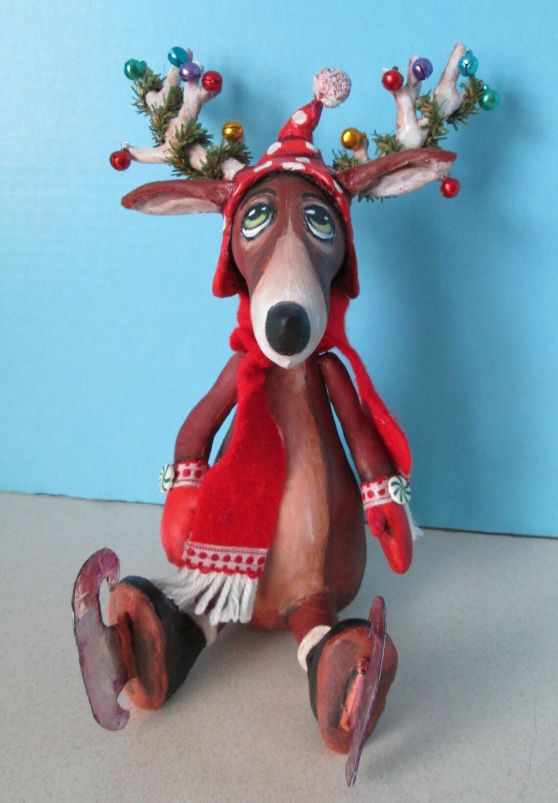 SE505E - Skating Reindeer PDF - Etsy