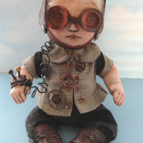 SE469E Steampunk Baby PDF - Etsy