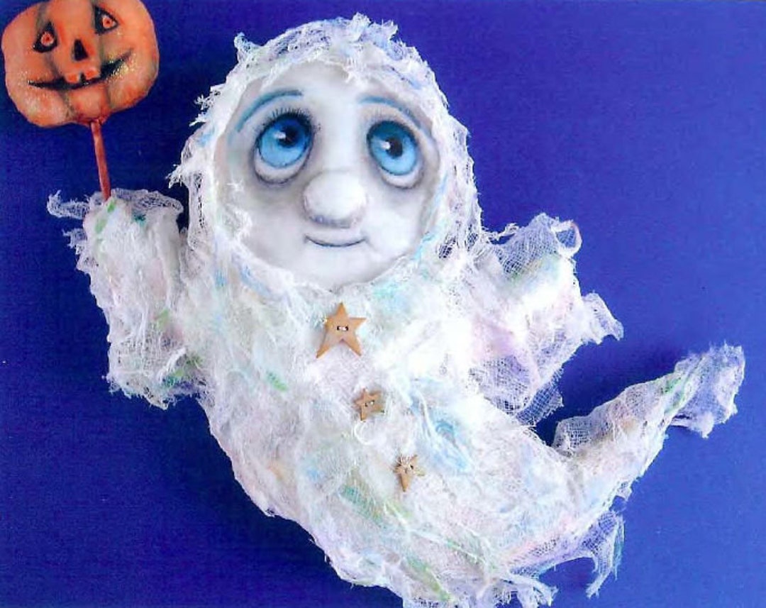 SE438 - Jasper, 13" Ghost Fabric Doll Pattern, Sewing Cloth Doll ...