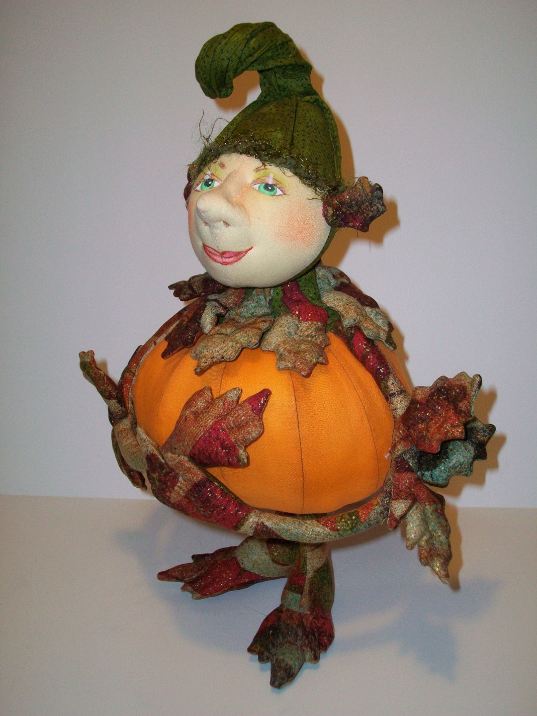Punkin Patch - 12" Tall Cloth Doll Sewing Pattern by Cyndy Sieving ...