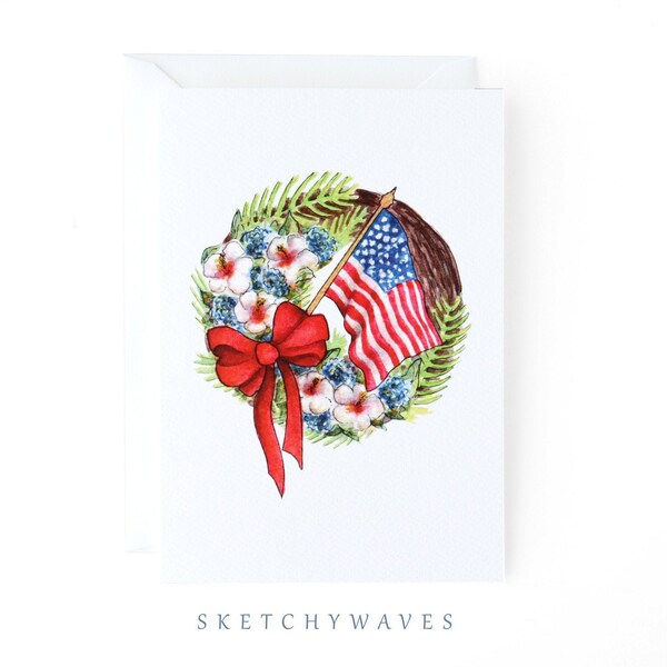 Patriotic Card - Etsy