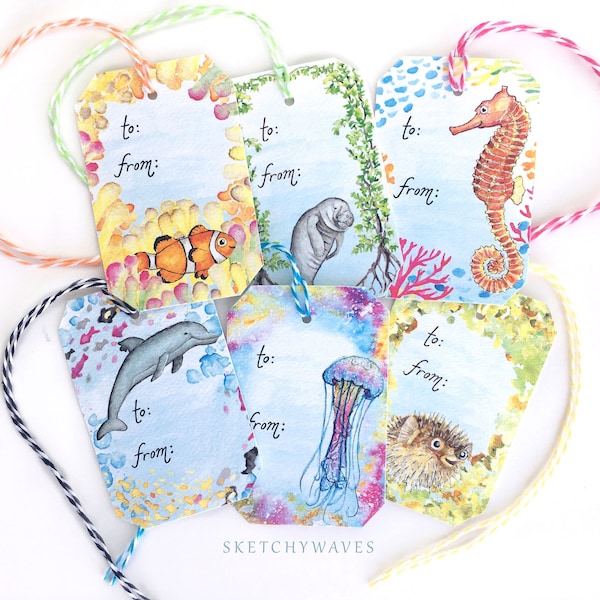 Nautical Gift Tags - Etsy