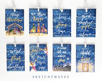 Religious Gift Tags | Etsy