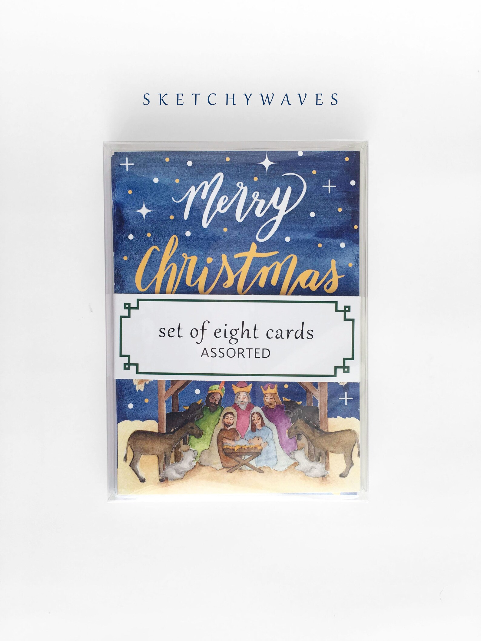 Biblical Christmas Cards - Nativity Scene, Christian, Scripture, Bible ...