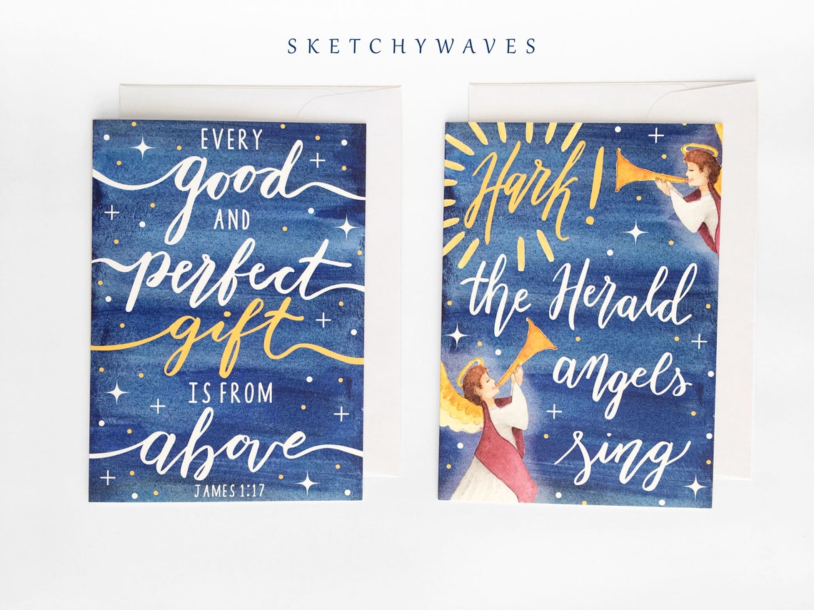 Biblical Christmas Cards Nativity Scene Christian - Etsy