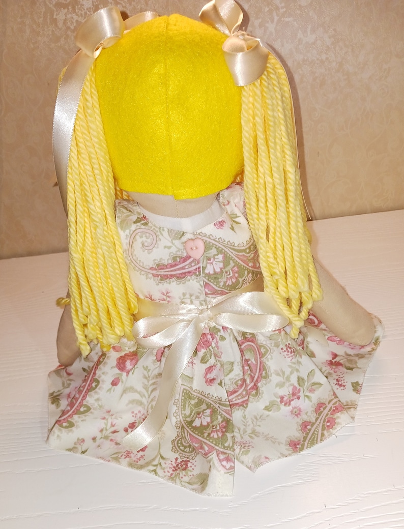 Yellow Hair Doll - Etsy